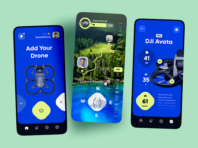 Drone Control Mobile App by Bogdan Nikitin for NIKITIN on Dribbbl