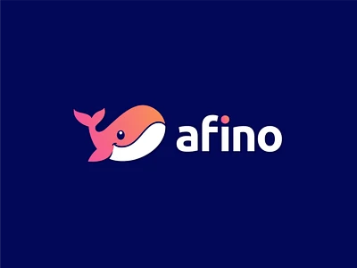 Afino abstractlogo 鲸鱼设计应用程序logo 标志awesome whalelove applogo 鲸鱼logo 鲸鱼抽象 ...