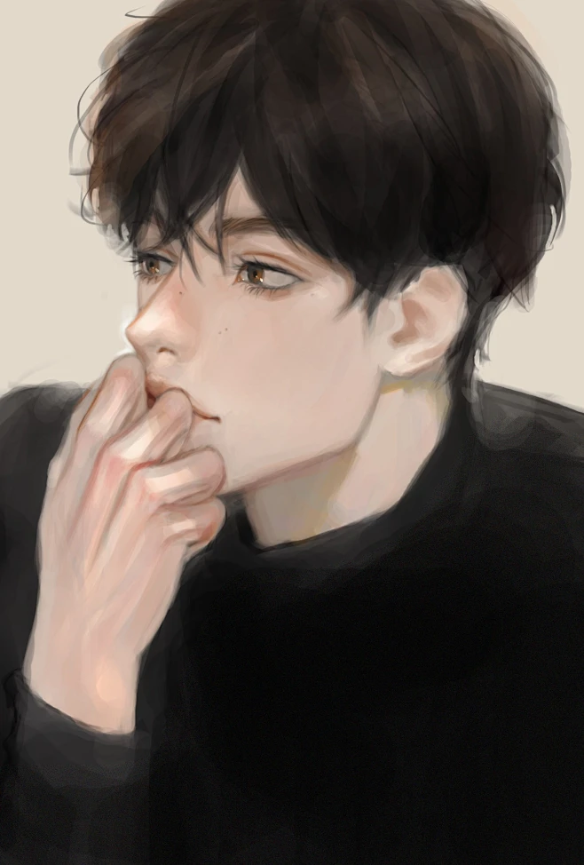 밤초 @BdobM8图片_『 绘画：动漫/CG/厚涂/插画 』图片素材-花瓣网