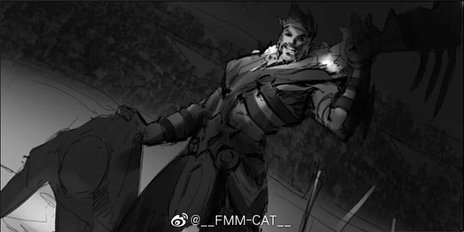 League of Legends Draven , FMM CAT : fanart 英雄联盟德莱文同人 https://weibo.com ...