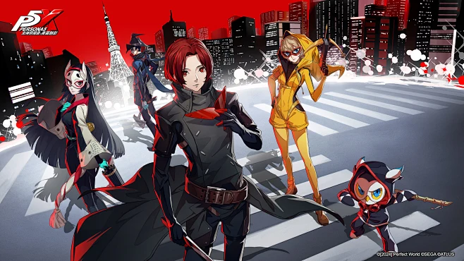 高清壁纸-P5X-《女神异闻录：夜幕魅影》手游官网-花瓣网