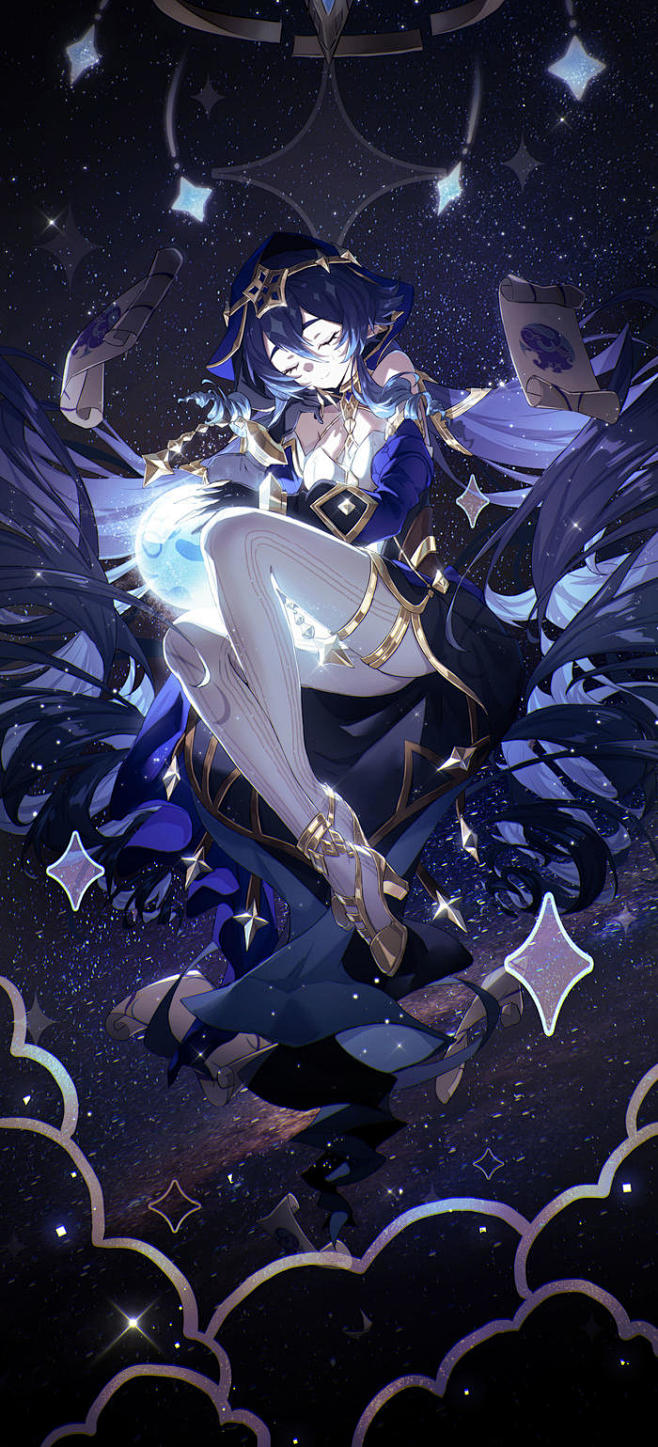 莱依拉插画图片壁纸