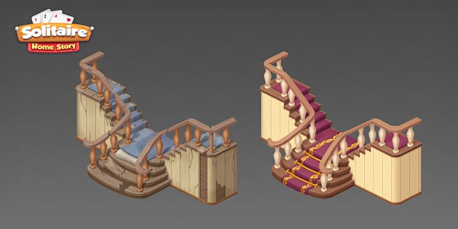 Solitaire Home Story-花瓣网