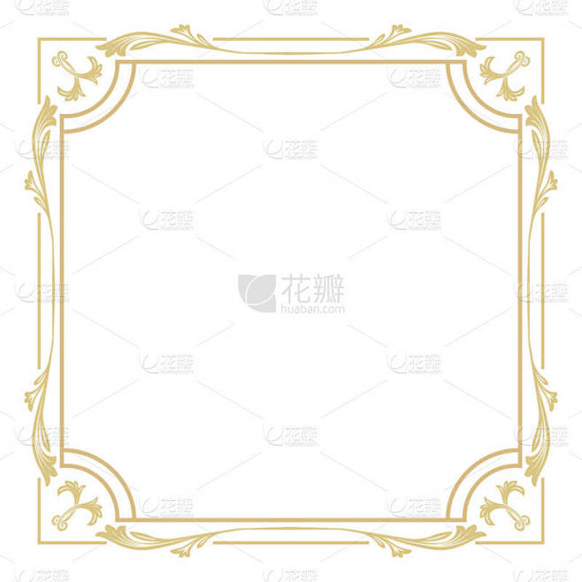薄金装饰框架.
