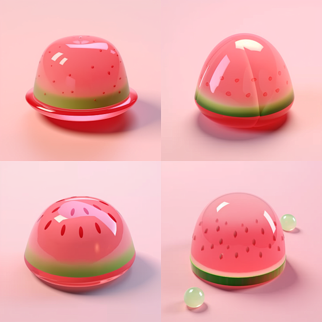 NJ__Watermelon_shaped_jelly_model_light_pink_backgroun_c15b331c-a388 ...