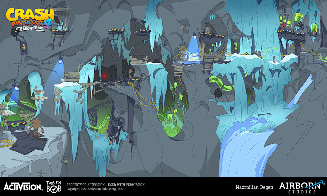 {游戏系列} 美国 Crash 4（场景，角色，UI）