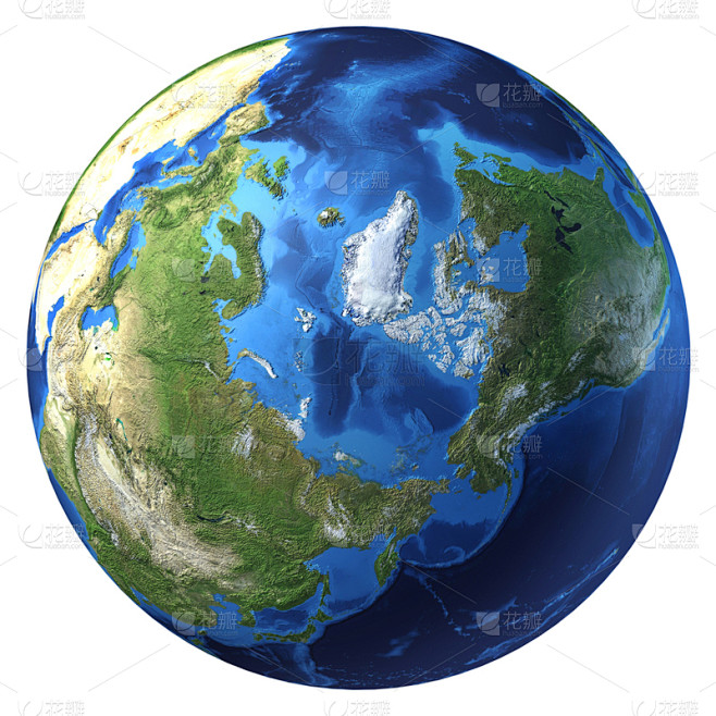 北极,地球形,三维图形,看风景,北极点,地球,格陵兰,球,水,星系