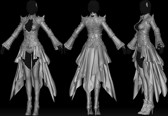 Archeage costume, Kyungmin Kim : Archeage costume Hair ,face and ...