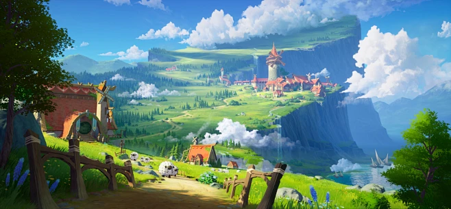 【UE】Stylized Practise-Annecy-花瓣网