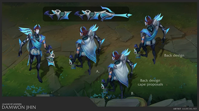 DW Jhin in game concept ©Riot Games图片_A:设计-MOBA类游戏图片素材-花瓣网