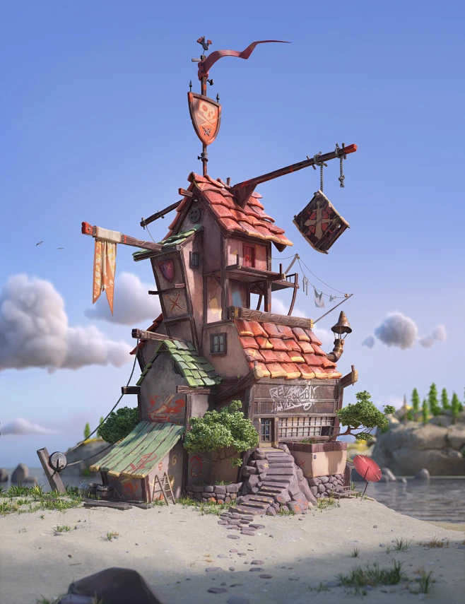 The "Red Dragon" Tavern-花瓣网