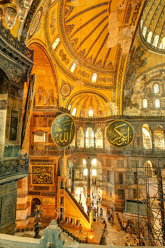 土耳其伊斯坦布尔的圣索菲亚大教堂