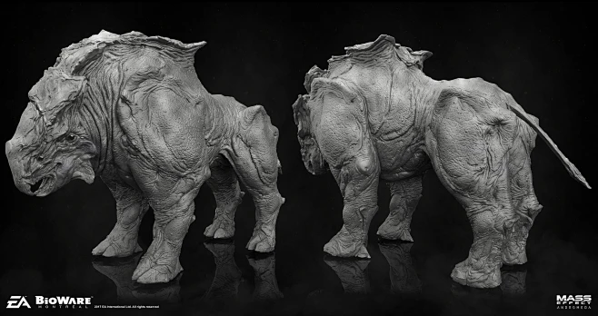 Mass Effect : Andromeda - Ambient Creature, Mathew Makin : Concept ...