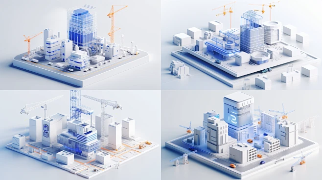 rsmj95_Style_3D_C4D_blender_white_model_soft_light_and_bright_p_4c5c463d-ad65-49ee-8835 ...