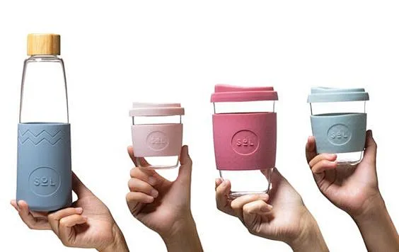 Glass Reusable Coffee Cup - Reusable, Travel, Keep a Cup | SoL Cups-花瓣网