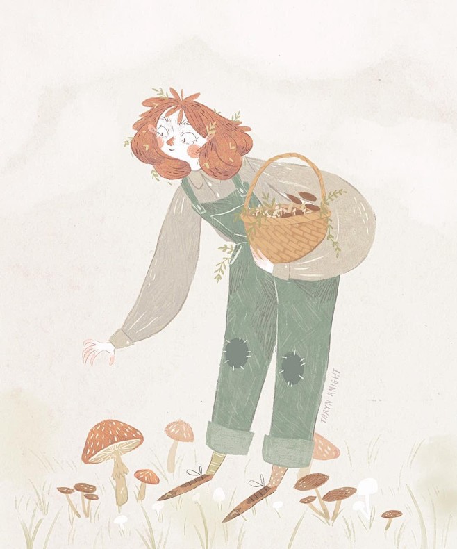 插画师：Taryn Knight ins：taryndraws