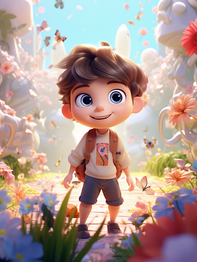 ivan_1983_super_cute_boy_IP_by_pop_mart_Disney_style_Pixar_styl ...