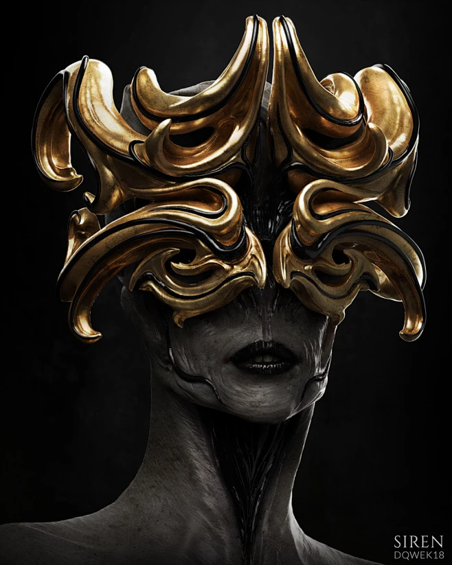 ArtStation - Siren, Dominic Qwek-花瓣网