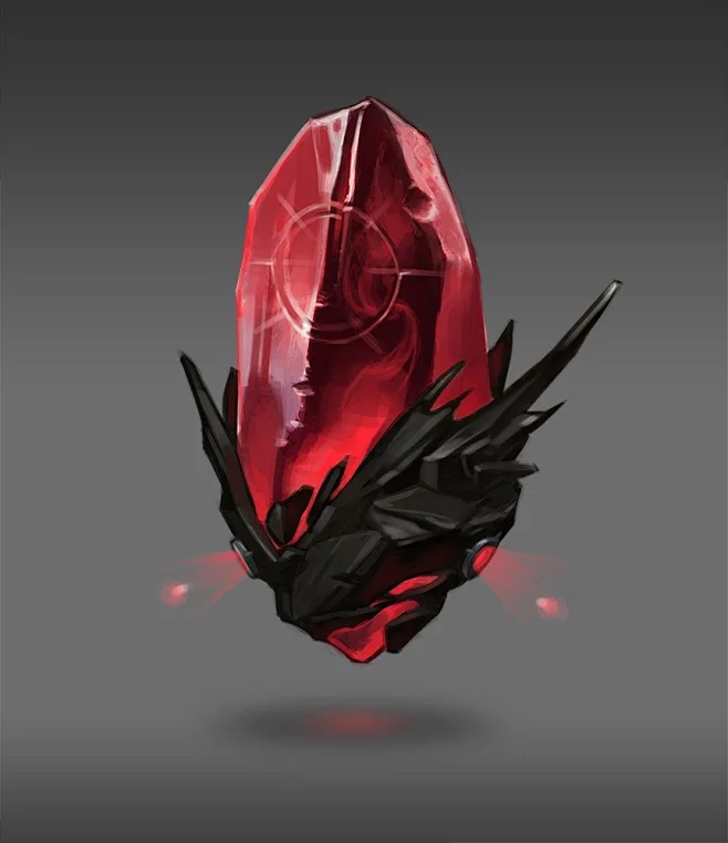 Red crystal, Alexandra Forman : Red crystal by Alexandra Forman on ...