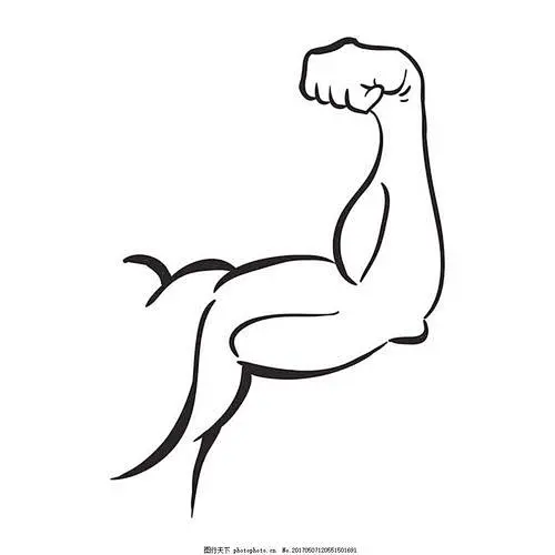 秀肌肉简笔画_百度图片搜索-花瓣网