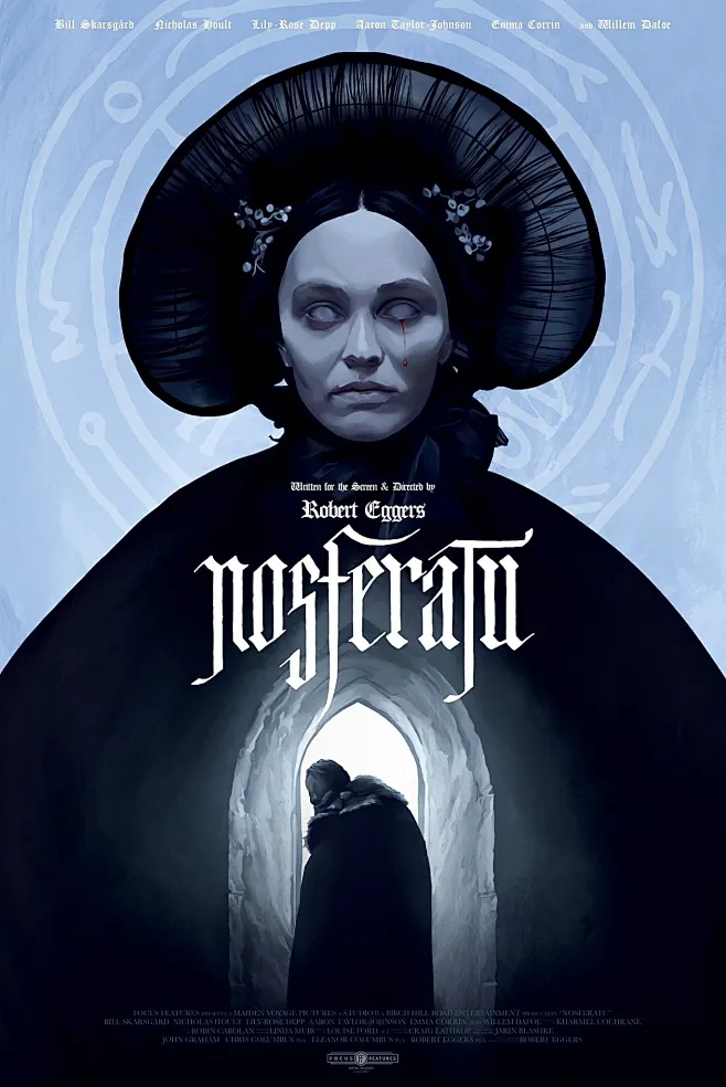 This may contain: a poster for the movie's upcoming film, noffreah with ...