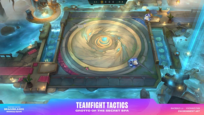 TFT Set 7.5 Arena 3D Environmental art from TEAMFIGHT TACTICS by RIOT GAMES-花瓣网