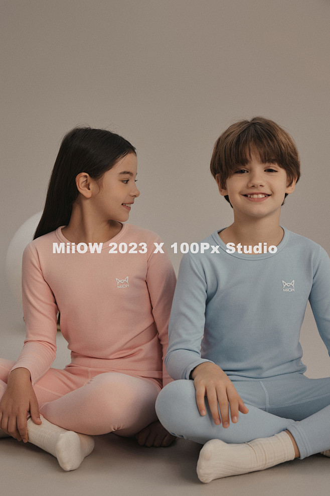 童装拍摄 Miiow 2023 AW Lookbook 100Px Studio (25)