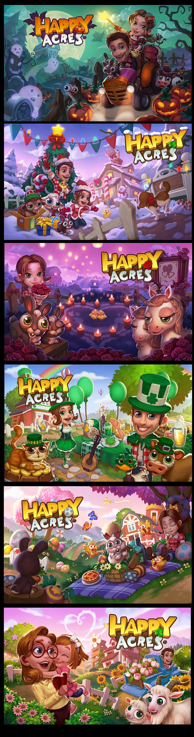 Happy Acres 部分宣传-花瓣网