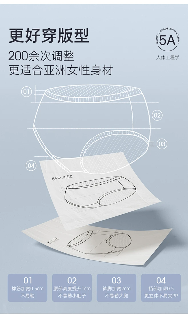 嫚熙一次性内裤5A级抗菌女士纯棉旅行大码便携免洗短裤男产妇儿童-tmall.com天猫-花瓣网