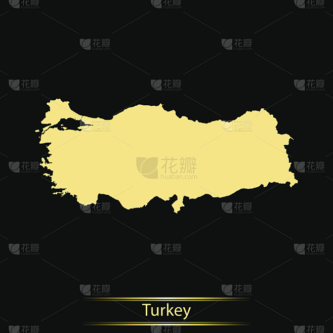 土耳其的地图