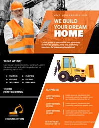 Construction Flyer Template | PosterMyWall-花瓣网