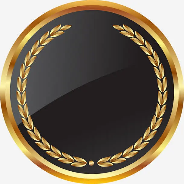 金色边框免抠素材_元小素 https://iipng.com EPS 华丽 圆形 矢量素材 精美 边框 金色 高贵 黑金花纹-花瓣网