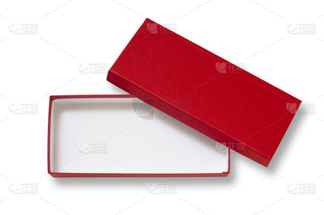 开着的,盒子,红色,留白,水平画幅,形状,无人,纸板,阴影