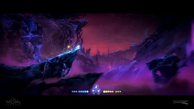 {游戏系列}奥地利ori《奥日与黑暗森林》（UI,角色，场景）-花瓣网