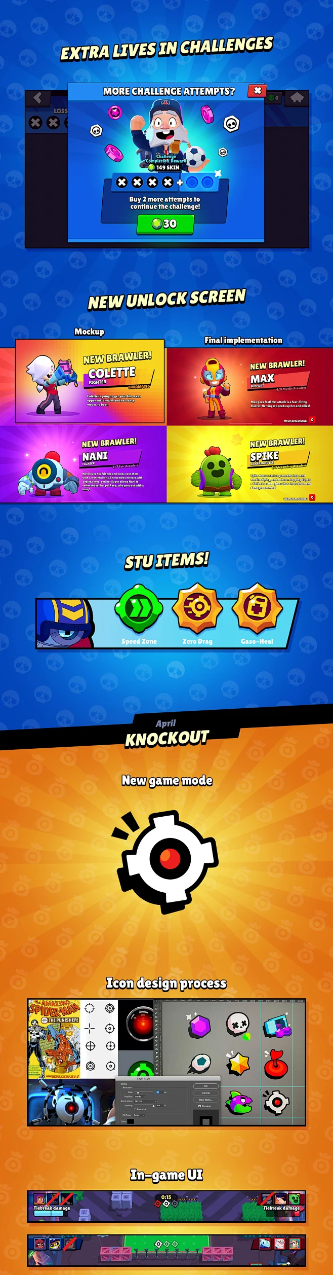 brawl stars game Game Art Games UI icon design mobile supercell UI ui ...