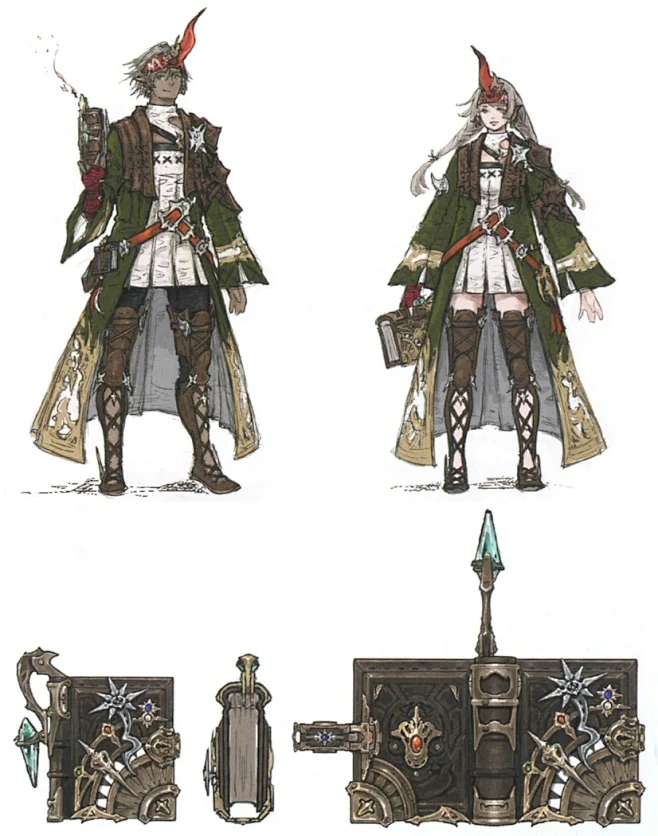 Summoner_FFXIV_Art_2-花瓣网