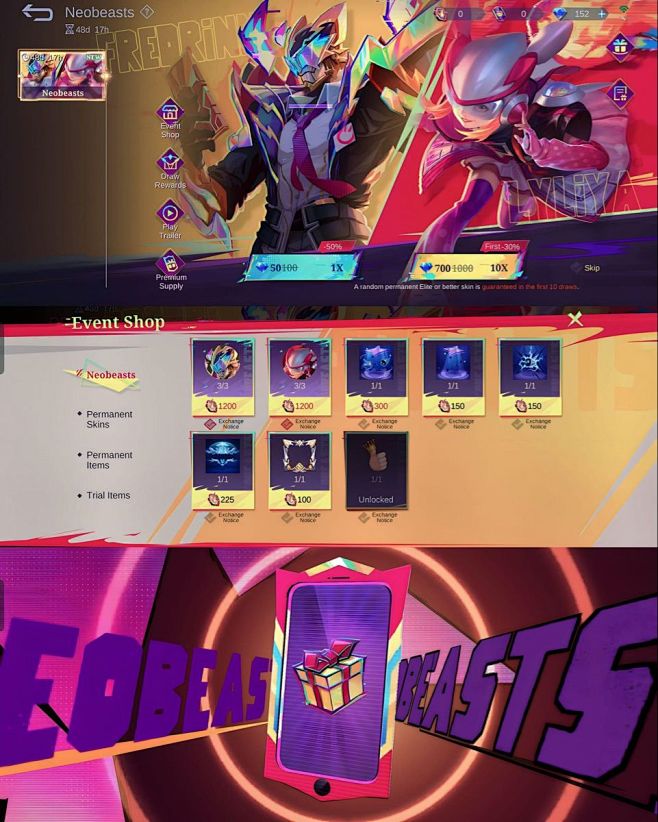 Neobeast Gacha Event [ Test Phase ] - MLDaily MobileLegends MLBB