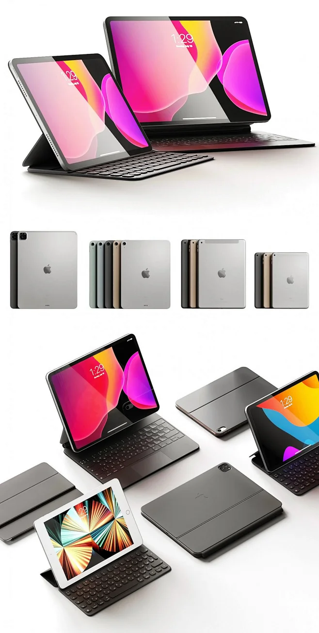 苹果Apple iPad系列3D模型（OBJ,MAX） -花瓣网