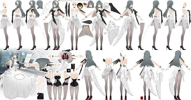 Poetry of Dusk model references by DragaliaArchive-花瓣网