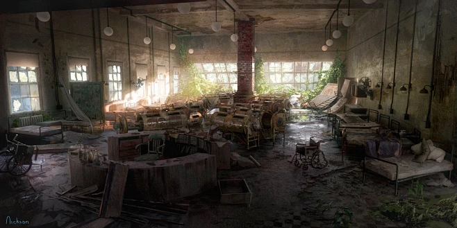 Polio ward, Joseph Nickson : Polio ward by Joseph Nickson on ArtStation ...