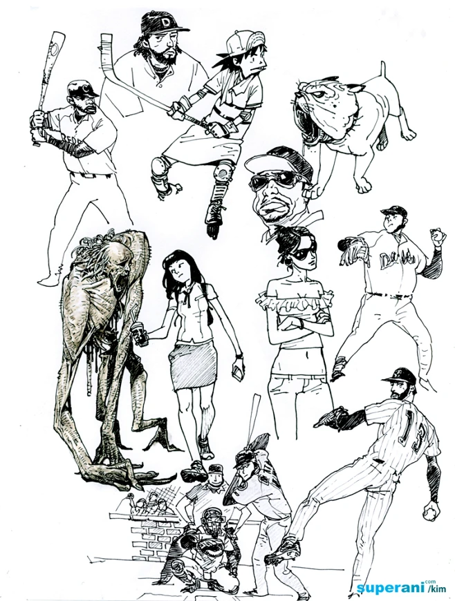 金政基素描作品集人物速写来自cgbook.cn (70)-花瓣网