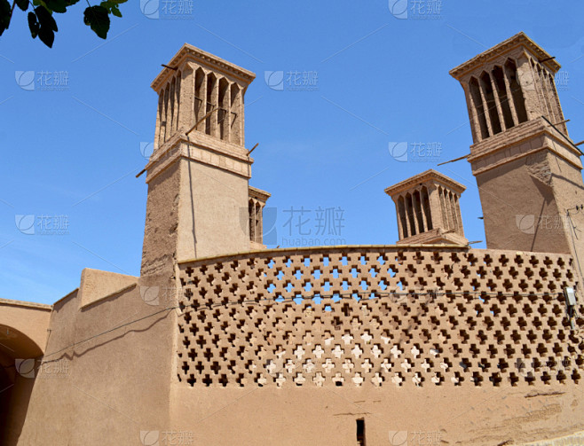 A wind-catcher (bâdgir) is a traditional Persian architectural element ...