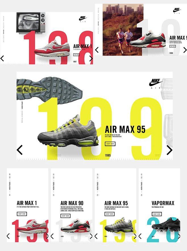 Nike Air Hub on JD Sports : We created a visually rich, collage-esque ...