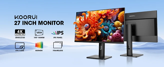KOORUI 27 Inch Computer Monitor 4K-花瓣网