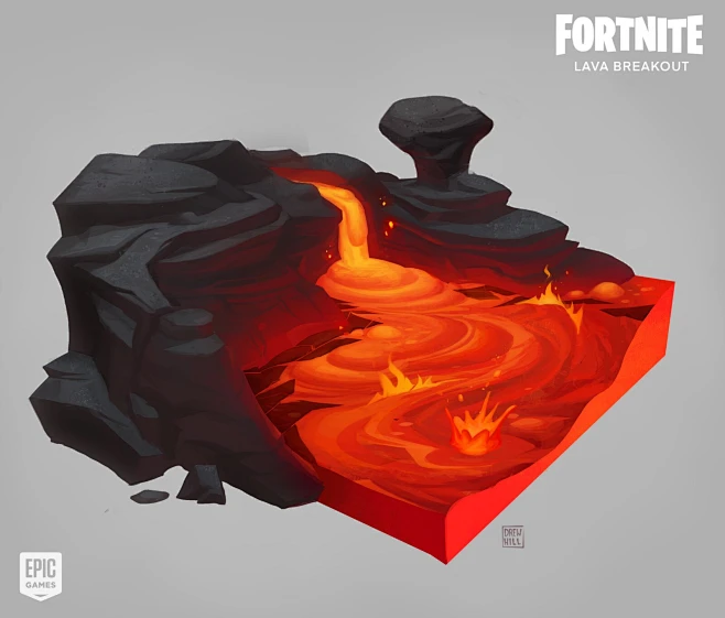 Fortnite Lava Breakouts-花瓣网