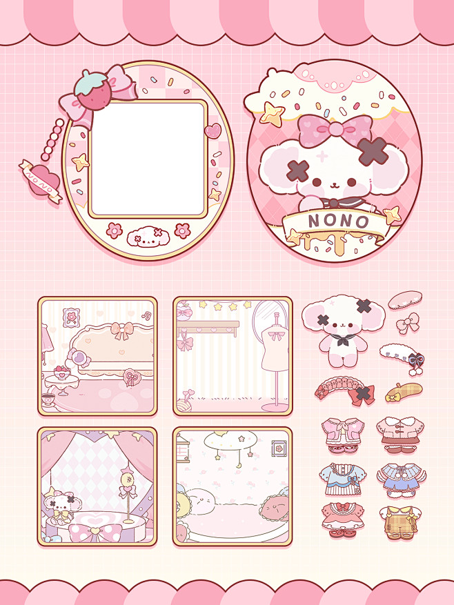 nono狗小小只 拓麻歌子安静书素材 甜心nono养成攻略