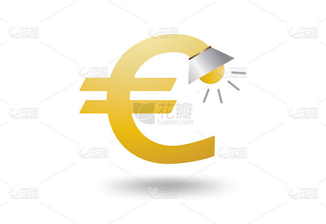 vector euro light bulb lamp illustration