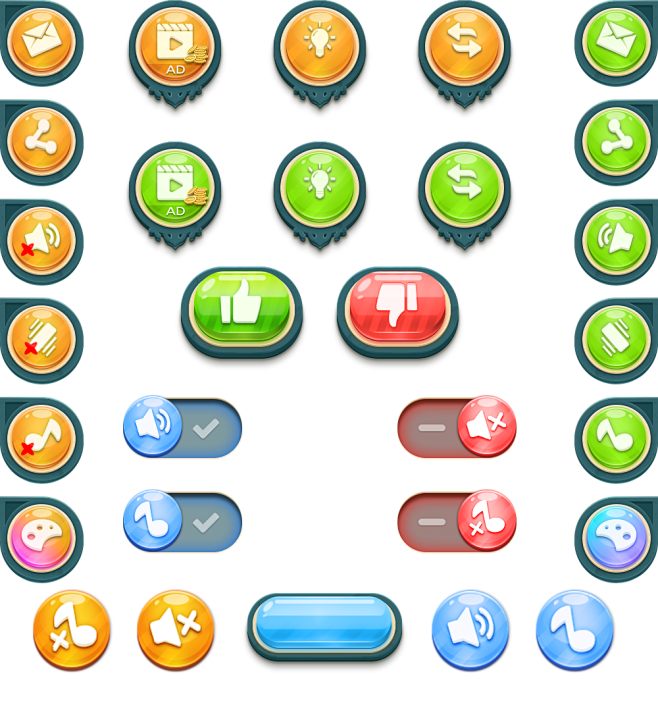 游戏按钮-button-game