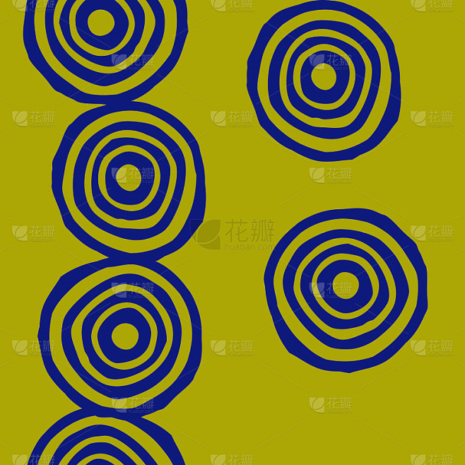 Ripples design. Scandinavian style seamless patter