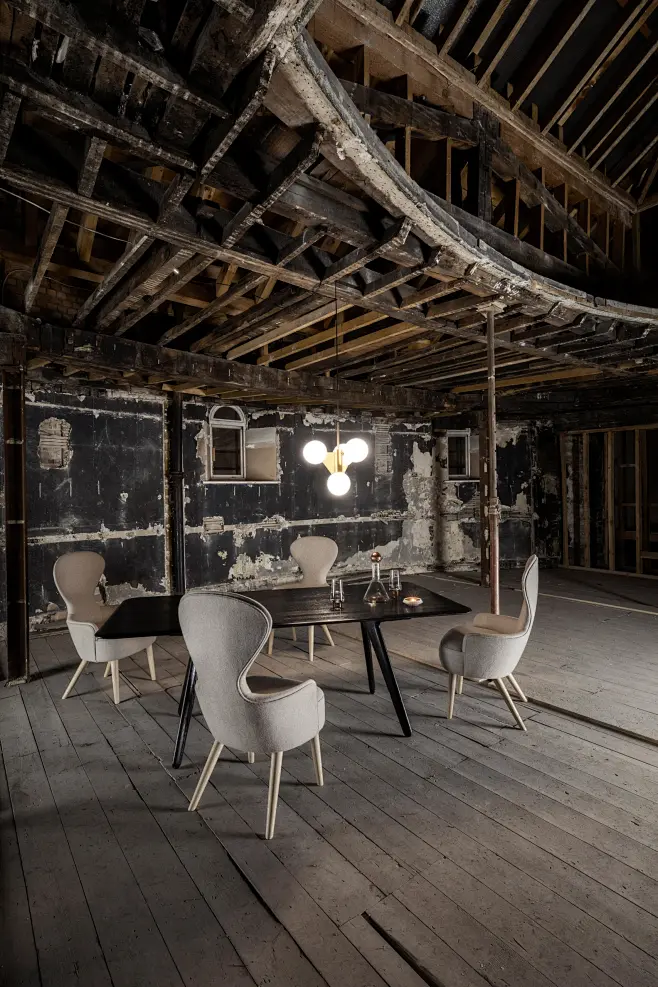 SLAB DESK 4-PERSON NATURAL OAK - Dining tables from Tom Dixon ...